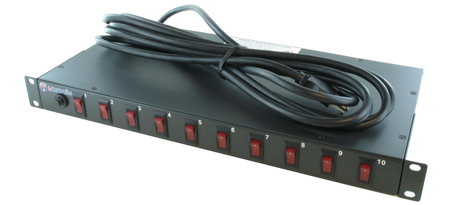 10 Outlet 19 Rack Mount Power Strip W Individual Lighted Switches 10 Outlet 19 Rack Mount Power Strip W Individual Lighted Switches